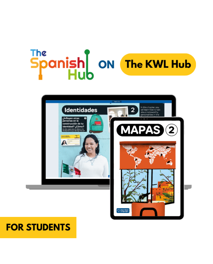 Mapas 2: 12-Month The Spanish Hub for Students (The KWL Hub)